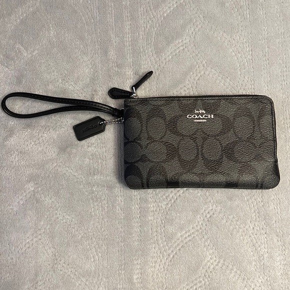 Coach | Bags | Coach Double Zipper Wristlet | Poshmark